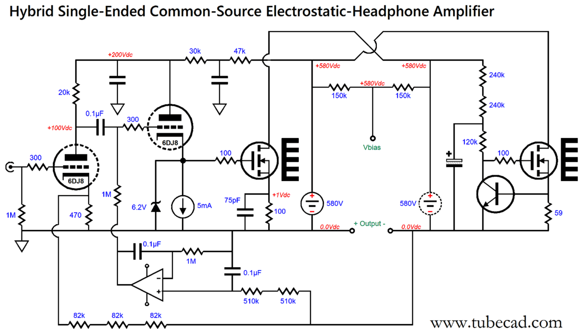 Single-Ended Electrostatic Amplifiers